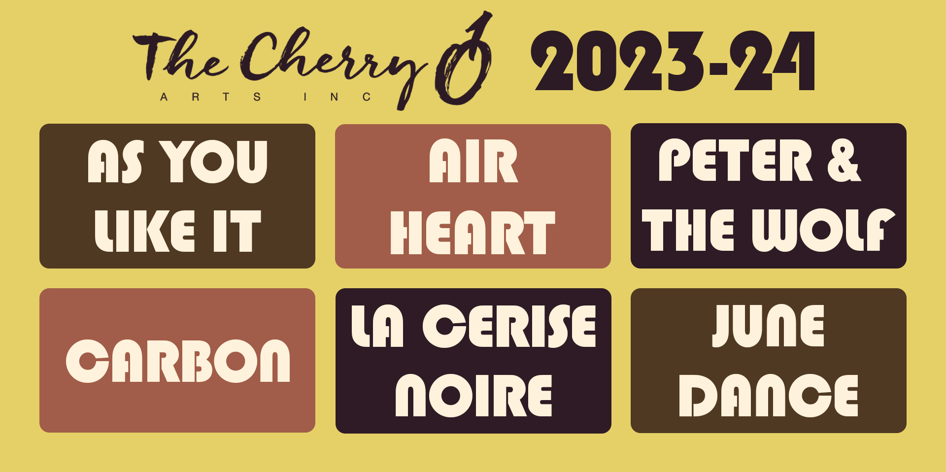 Live Performance 2023-24 - The Cherry Arts